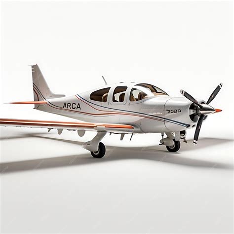 Premium Ai Image Isolated Of Cirrus Sr20 1999 Single Engine Aircraft