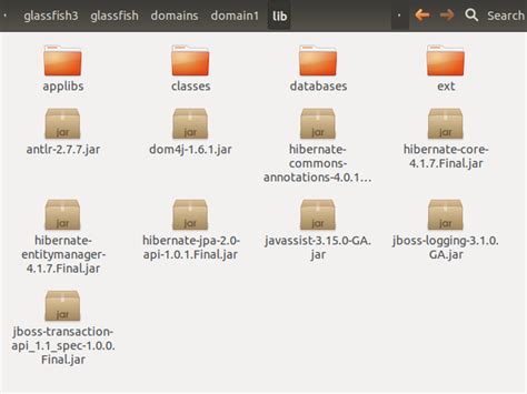 Java What Are The Folders In The Lib Folder In Glassfish For And How Should You Use Them