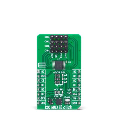 I2c Mux 8 Click For I2c Bus Expansion Mikroe 6564