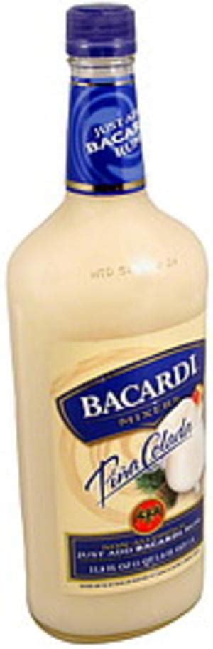 Bacardi Pina Colada Mixers 338 Oz Nutrition Information Innit