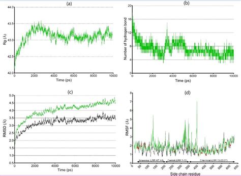 Molecular Dynamics Simulation Of Docked Complex For A Time Duration Of