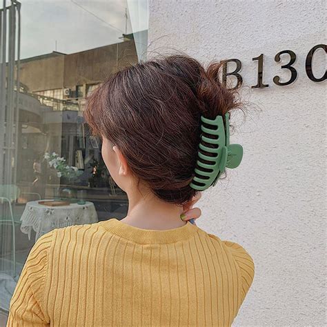 Soho Kana Hårklämma Gul 10 Cm
