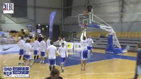 Basketbola spēle Aldaris LBL LU Valmiera ORDO YouTube