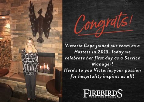 Congrats Victoria If You Have A Passion For Hospitality And Are Looking For An Amazing Growth