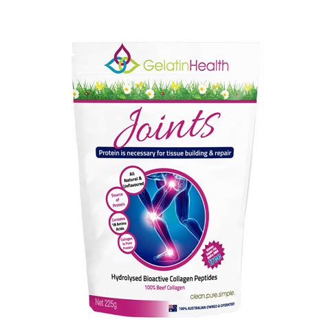 Gelatin Health Joint Collagen Powder Mr Vitamins