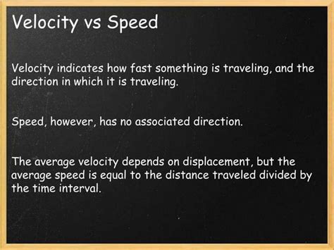 Displacement And Velocity Pptx
