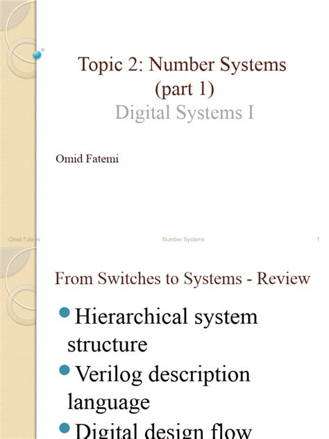 Iti1100s2023 2 Numbersystems Part1 Pdf Decimal Computing