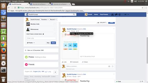 share score on facebook android stack overflow
