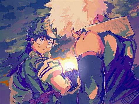 Izuku And Katsuki Anime Kawaii Anime My Hero Academia