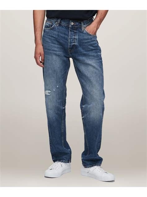 楽天市場SALE OFF M TOMMY HILFIGER トミーヒルフィガー テーパードジーンズ TOMMY