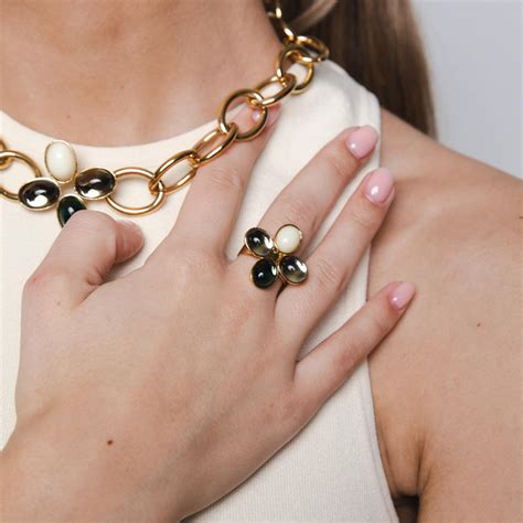 Loulou Groene Mix Ring Souvenirs De Pomme