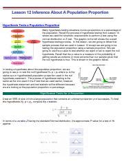 Hypothesis Tests For A Population Proportion Pdf Hypothesis Tests A Population Proportion Many