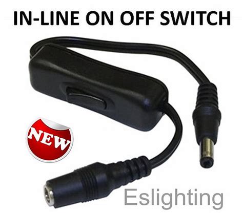 INLINE ON OFF SWITCH BUILT IN CONNECTORS Eslighting