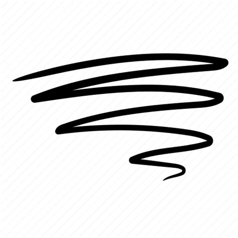 Scribble Strike Through Underline Icon Download On Iconfinder