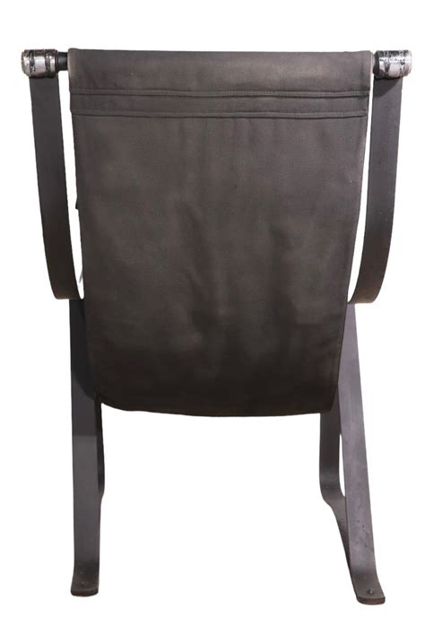 Art Deco Machine Age Sling Chair By Mckay Craft Furniture Company For