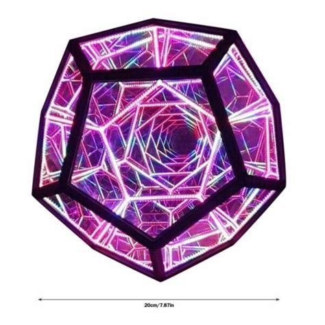 Infinite Dodecahedron Color Art Light Lightolor