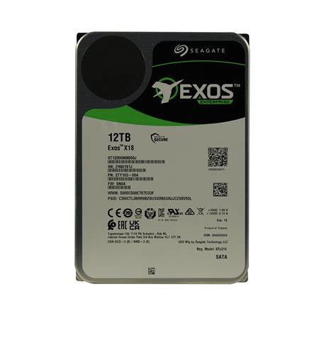 Жесткий диск Seagate ST12000NM000J 3.5" 12 Тб 8719706020718 аналог ...