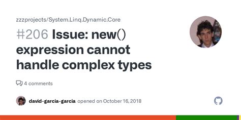 Issue New Expression Cannot Handle Complex Types Issue 206