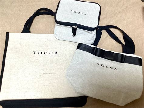 【未使用】未使用品 Tocca トッカ 3点セット バッグ ミニバッグ ポーチ ノベルティ ファンケル Fancl リボン バッグの落札情報