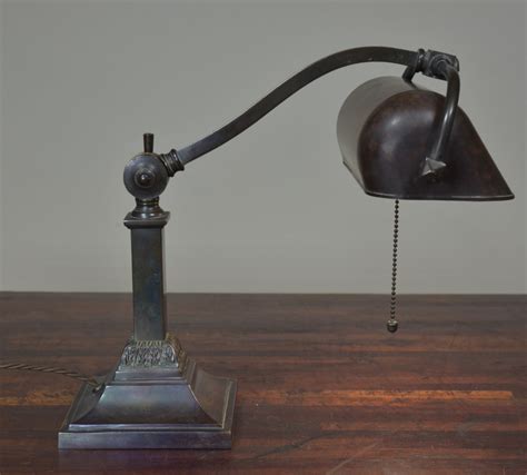 Antique And Reclaimed Listings Antique Bronze Bankers Desk Table Lamp