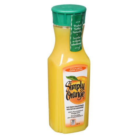 Simply Orange Juice Pulp Free