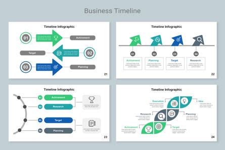Timeline Infographics PowerPoint Template Presentation Template 110938