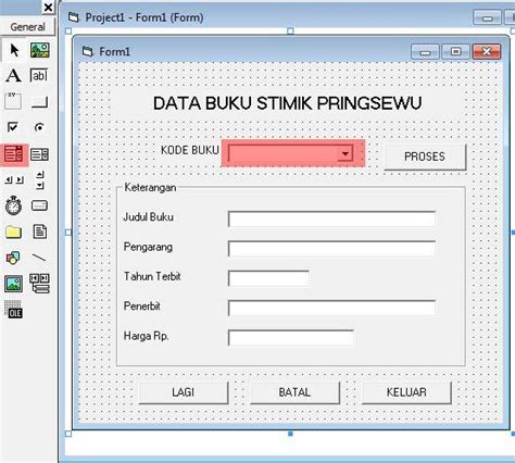 FUNGSI FUNGSI ICON TOOLBOX PADA VISUAL BASIC