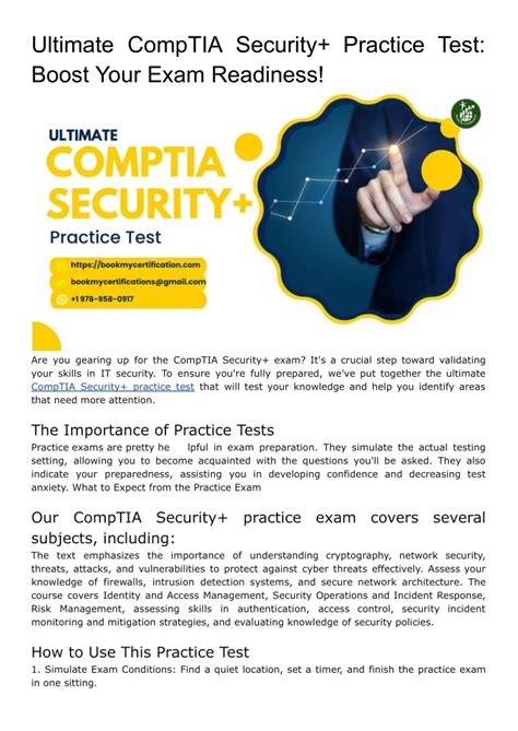 PPT Ultimate CompTIA Security Practice Test Boost Your Exam