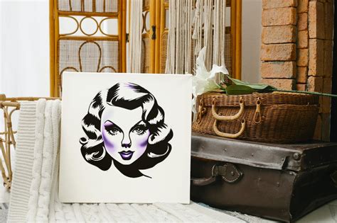 Pin Up Girl Clip Art Graphic By Manifesto Design · Creative Fabrica