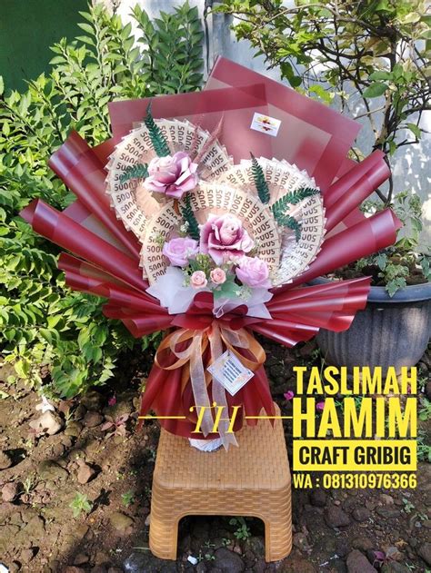 Taslimah Hamim Craft Gribig Buket Indramayu Buket Uang Money Bouquet