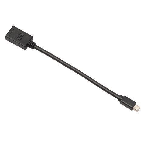 mini display port male dp thunderbolt to female dp displayport adapter