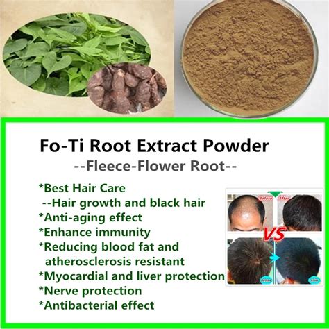 Easy Hair Care Fo Ti Root Extract Powder He Shou Wu Polygonum For Hair