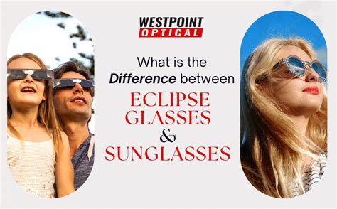 Difference Between Eclipse Glasses And Sunglasses