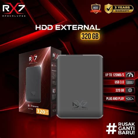 Jual Hdd External 320gb Rx7 Element Expansion Garansi Resmi 3 Tahun Shopee Indonesia