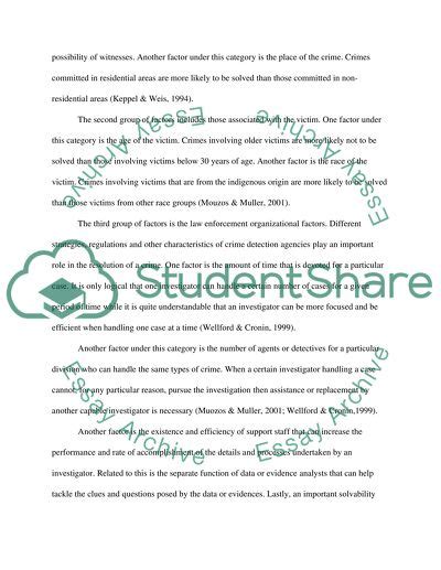 Solvability Factors Essay Example Topics And Well Written Essays 1000 Words