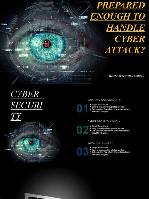 Cyber Security Powerpoint Templates Wowtemplates Pdf Microsoft