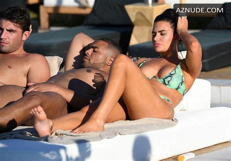 Megan Barton Hanson Jack Fincham And Nathan Henry Seen On Set Filming