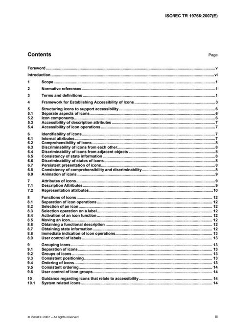 ISO IEC TR 19766 2007 Information Technology Guidelines For The Design Of Icons And Symbols