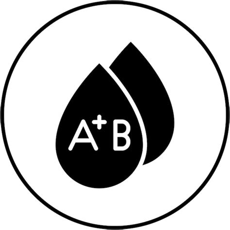 Premium Vector Blood Types Vector Icon Can Be Used For Medicine Iconset