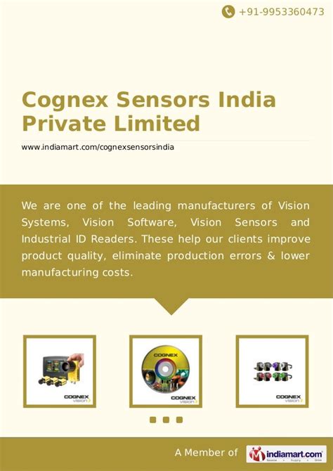 Cognex Sensors India Private Limited Pune Vision Systems