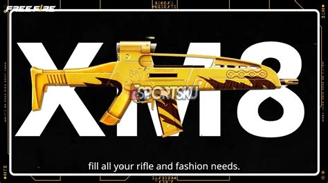 Cara Dapatkan Skin The Golden XM8 Free Fire FF Esportsku