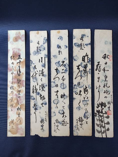 代購代標第一品牌樂淘letaor374 短冊 書 俳句 肉筆 まとめて 希少