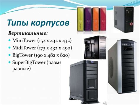 Корпуса ПК Виды характеристики форм факторы презентация онлайн
