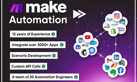 Set Up Make Com Automation Workflow Made Com Integomat Zapier Make Automation By Israel1831 Fiverr