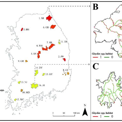 This Map Represents Gloydius Spp Potential Habitat This Is Where Download Scientific Diagram