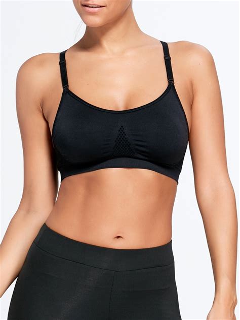4 Off Adjustable Comfortable Sports Padded Bra Rosegal