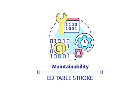 Maintainability Concept Svg Icon Outline Icons ~ Creative Market