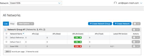 Legacy Open Mesh Managing Networks And Network Groups In The User