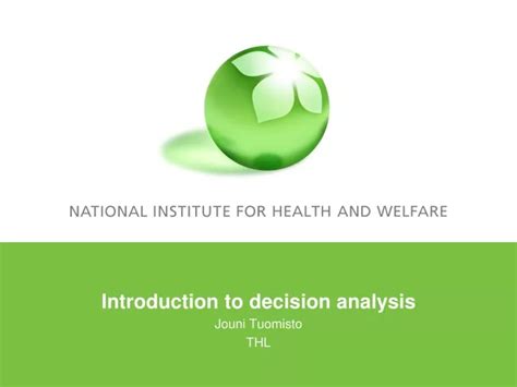 Ppt Introduction To Decision Analysis Enhancing Decision Making In