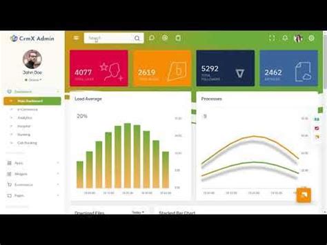 CRM Dashboard Bootstrap Admin Template With LTR Light Theme Dashboard Bootstrap Admin
